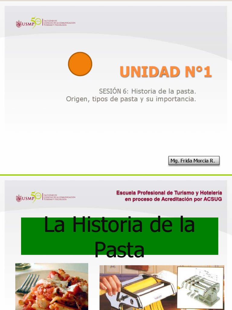 Origen e Historia de la Pasta | PDF | Salud y bienestar