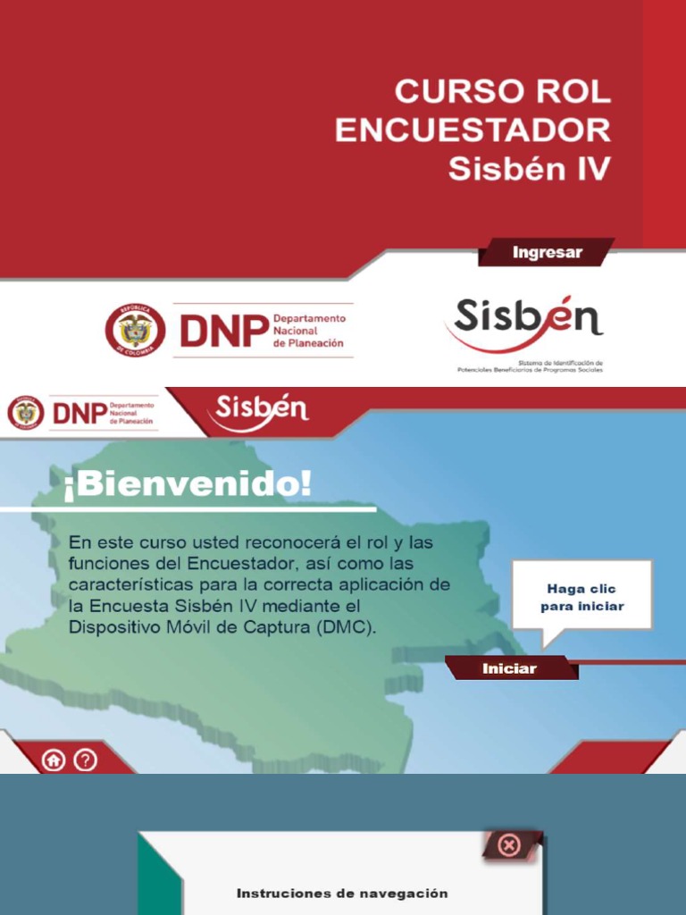 Rol Encuestador Sisbén IV | PDF