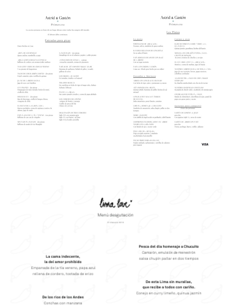 Carta de Comida | PDF | Cocina | Cocina occidental