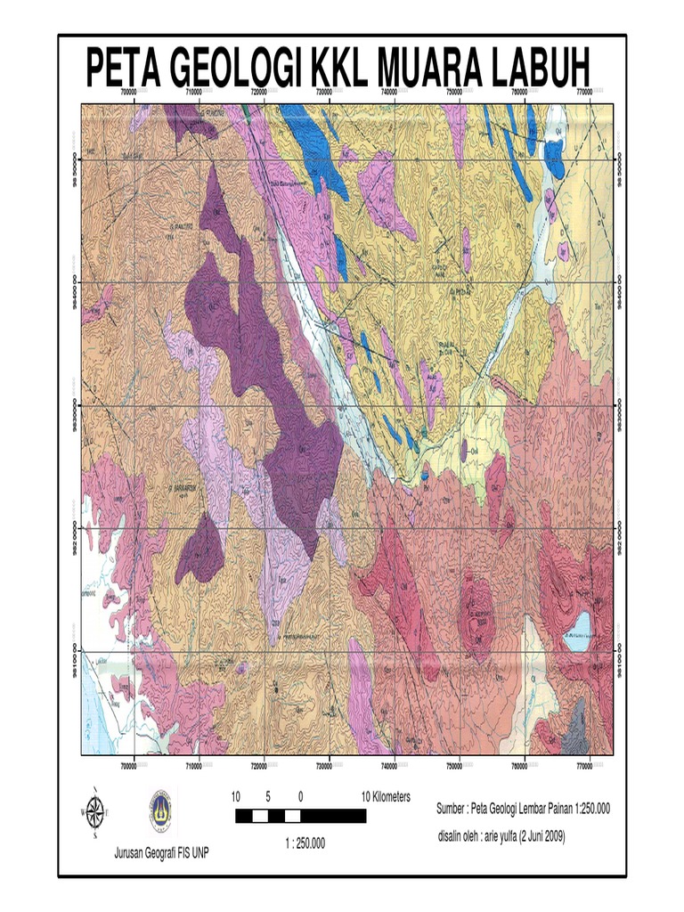 Peta Geologi KKL Muara Labuh-A3 | PDF | Sains & Matematika