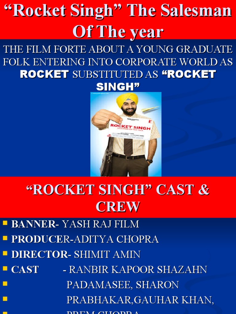 Rocket Singh: Cast, Budget, and Box Office | PDF | Film Production ...