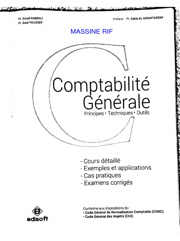 Livre de Comptabilité Générale Smail Kabbaj PDF | PDF