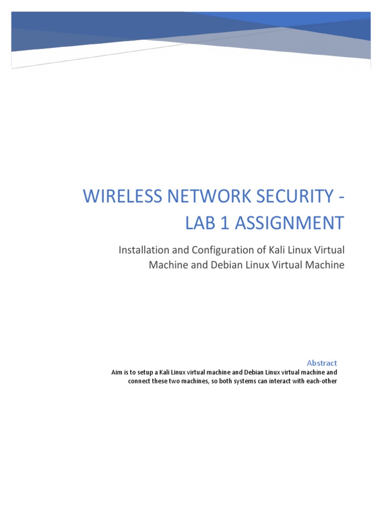 Wireless Security Lab | PDF | Virtual Machine | Linux