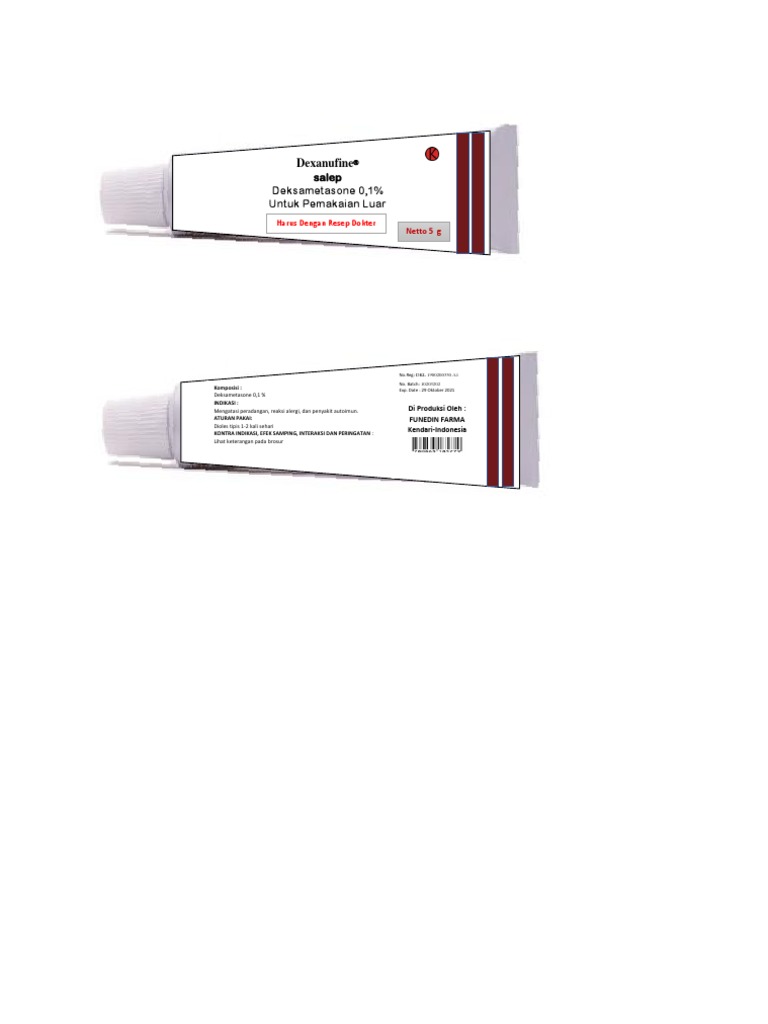 Desain Kemasan Salep Dexanufine® | PDF