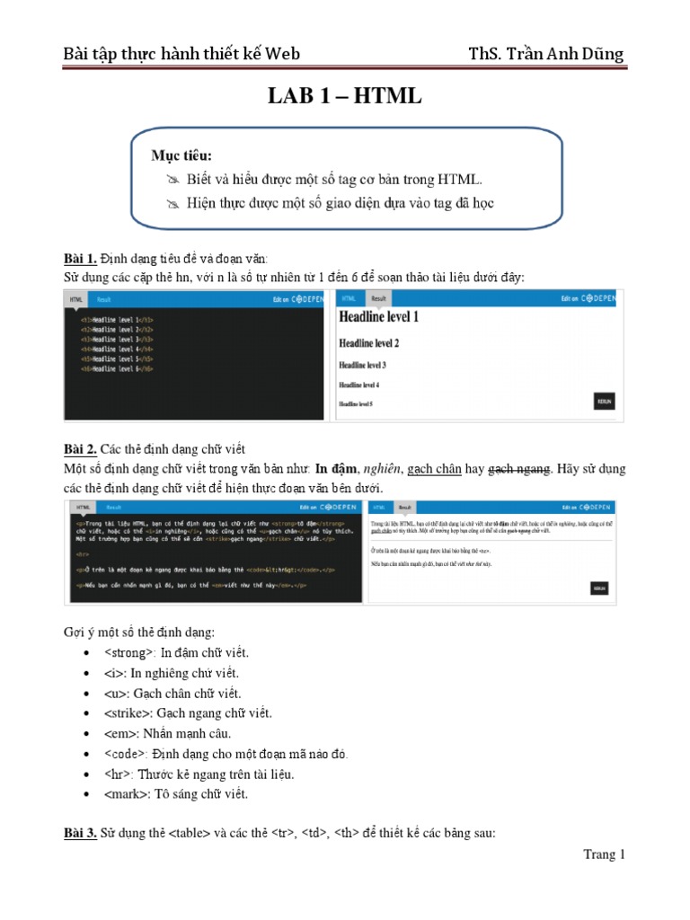 Lab 1 Html Pdf 