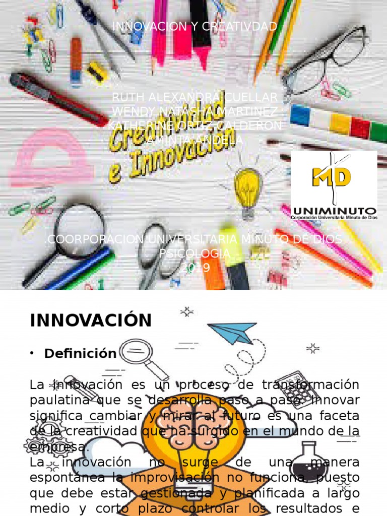 Innovacion y Creatividad PLAN DE NEGOCIO | PDF | Creatividad | Innovación