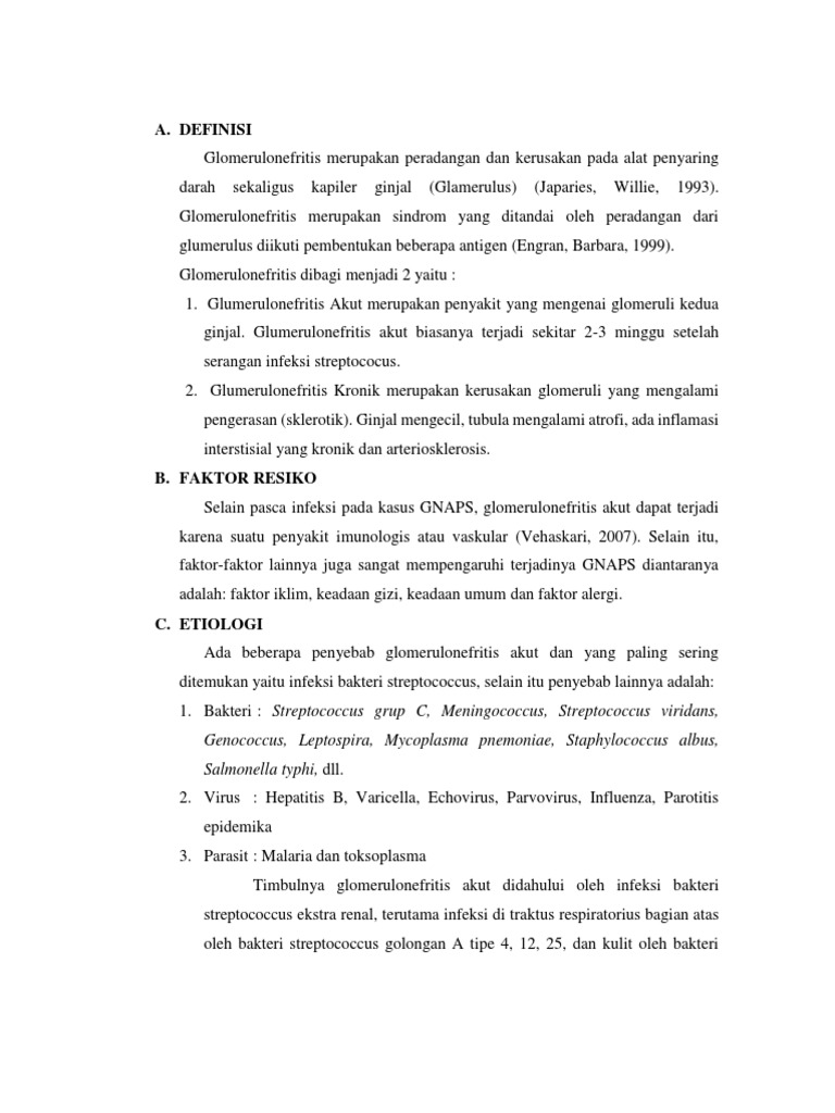 PJBL FP Glomerulonefritis | PDF