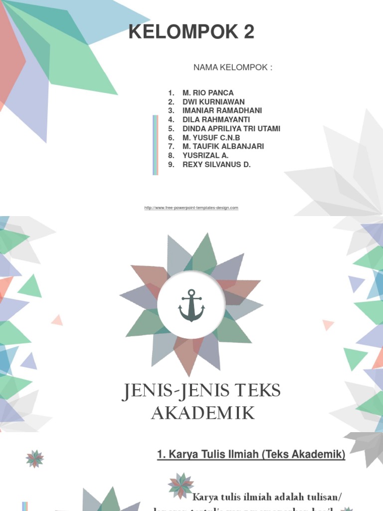 Jenis Jenis Teks Akademik | PDF