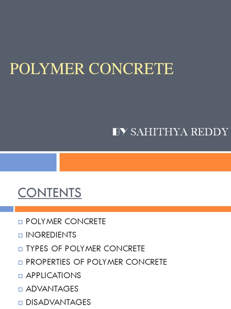 Polymer Concrete | PDF | Polymers | Concrete