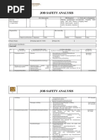 JOB SAFETY ANALYSIS Pengecatan 1 | PDF