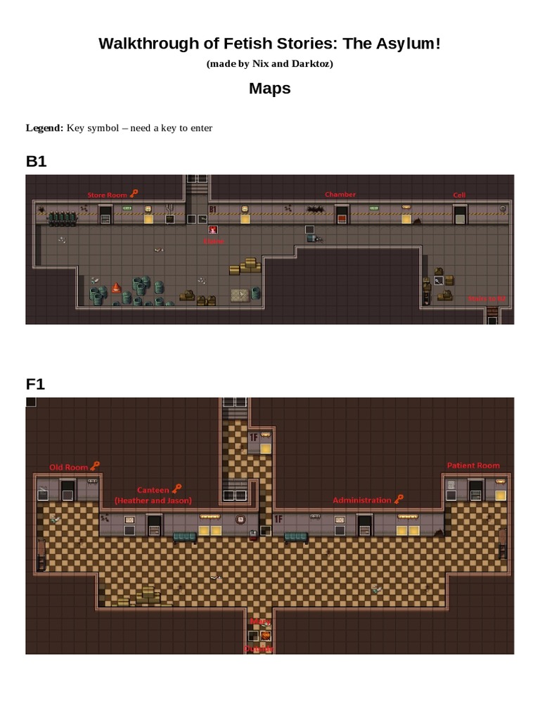 The Asylum - Walkthrough | PDF | Elevator | Leisure