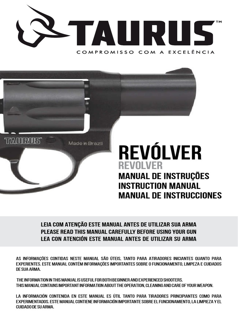Taurus Manual | PDF | Projéteis | Revólver
