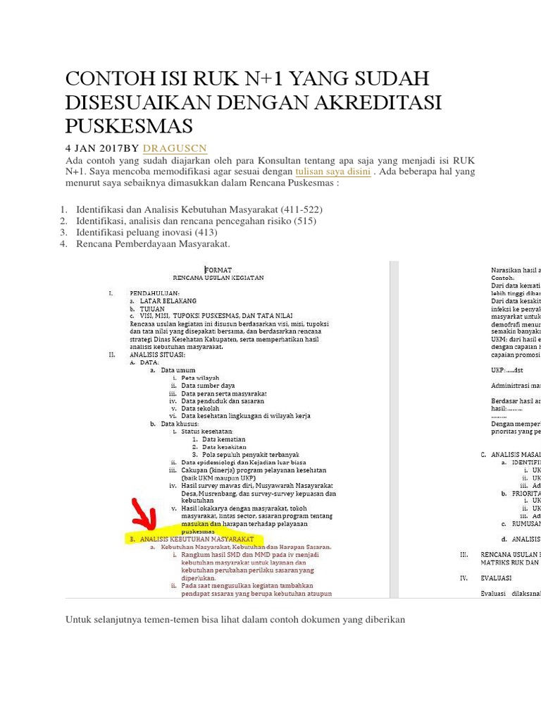 Contoh Isi Ruk N+1 | PDF