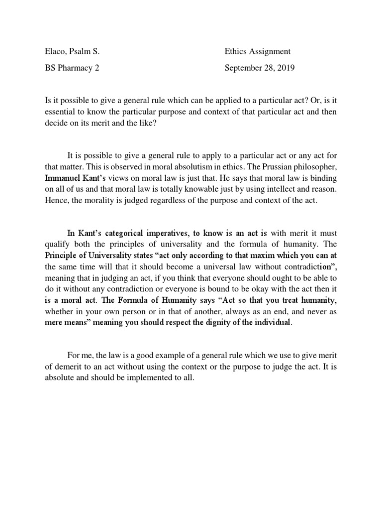 Absolutism | PDF | Morality | Immanuel Kant