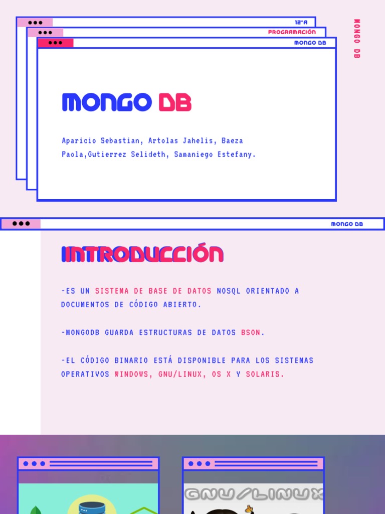 Mongo Db Pdf Mongo Db Informática