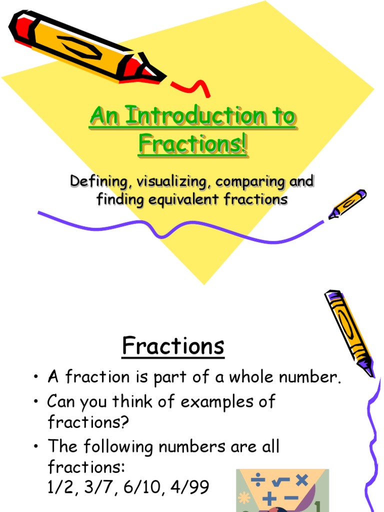An Introduction To Fractions! | Download Free PDF | Fraction ...