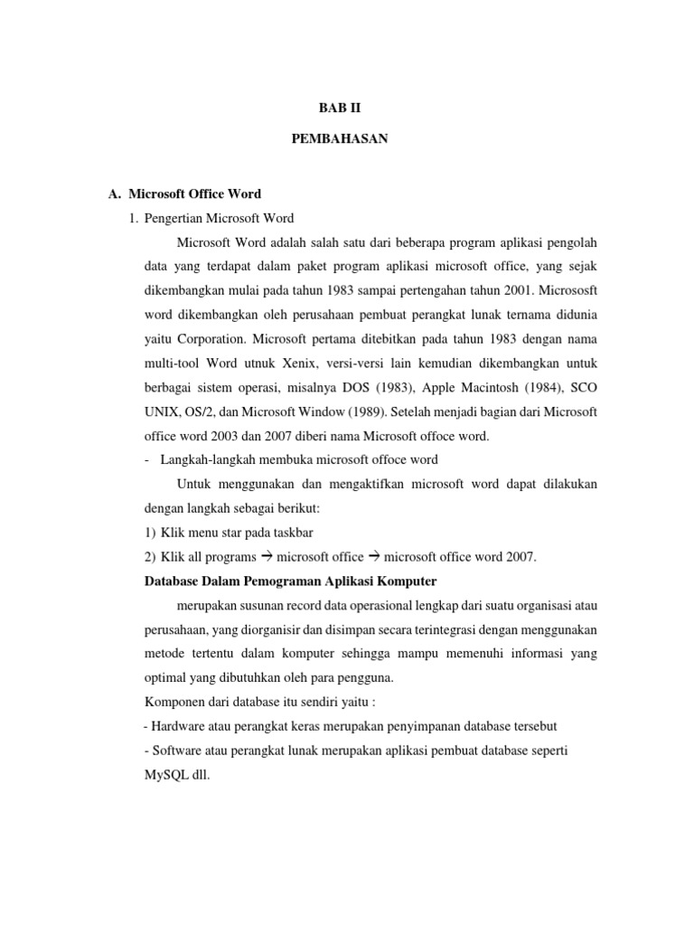 Bab Ii Pembahasan | PDF