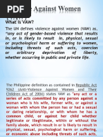 VAWC Infographic | PDF | Violence Against Women | Violence