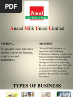 Amul Mission and Vision | PDF | Leadership | Market (Economics)