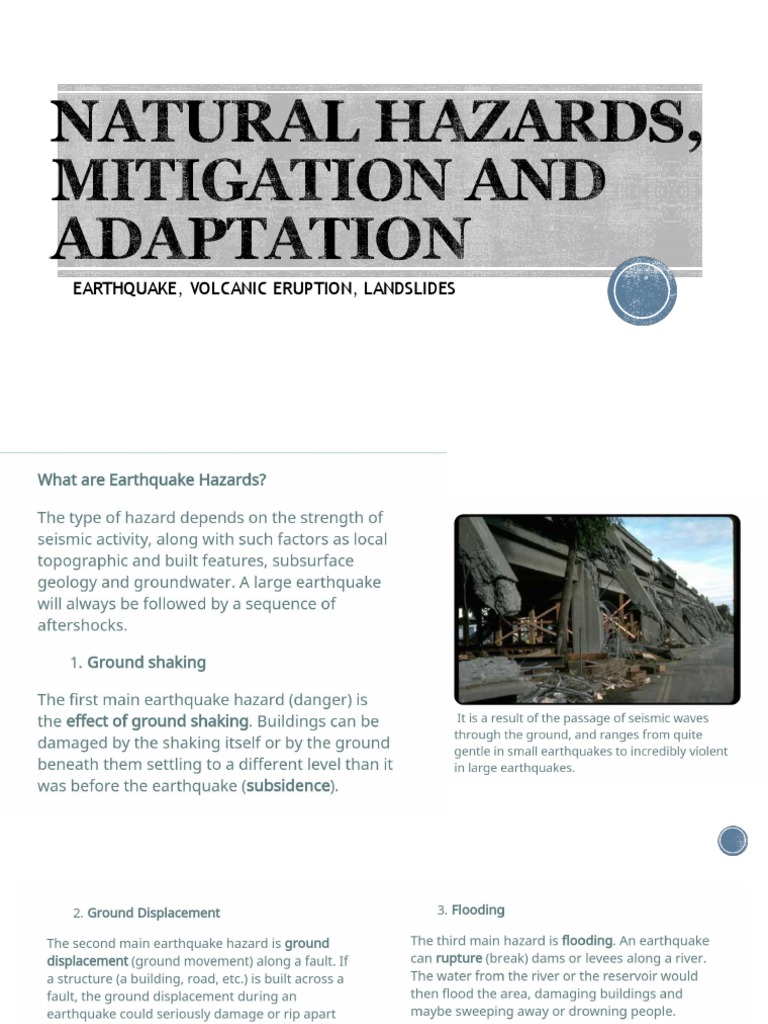 Natural Hazards Mitigation and Adaptation | PDF