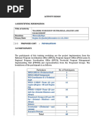 Sample Template Work and Financial Plan (WFP) 2023 | PDF | Welfare