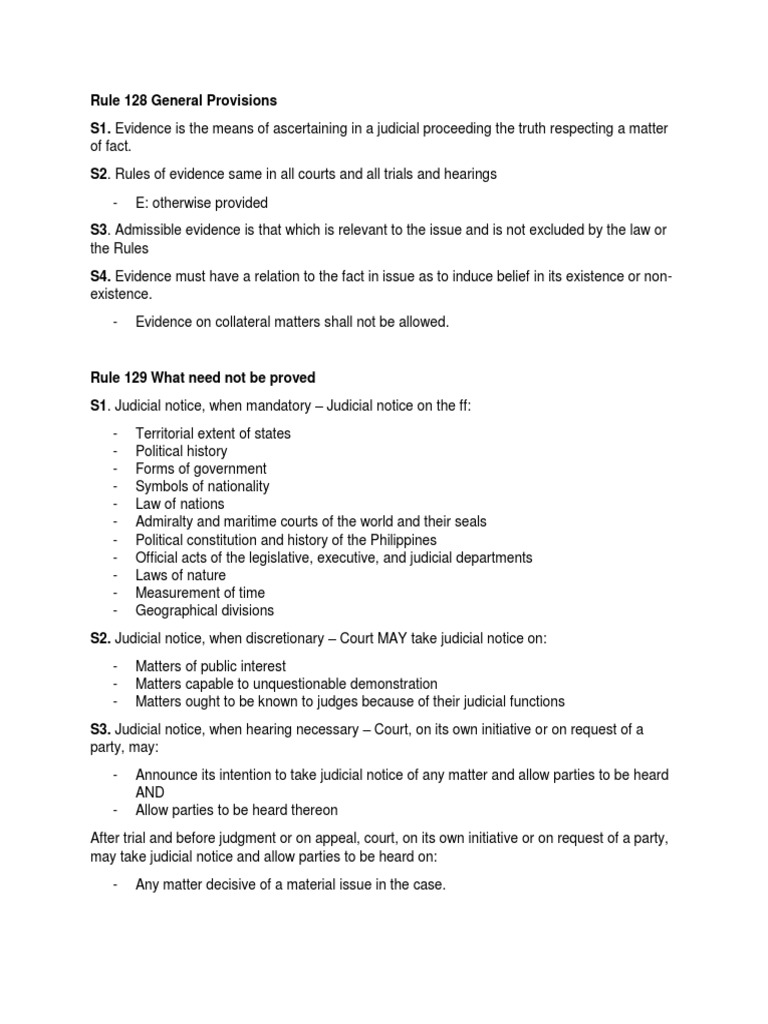 Evidence Reviewer | PDF | Judicial Notice | Evidence (Law)