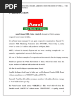 Amul Organisation Structure | PDF | Milk | Cooperative