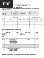 KRA & Goal Setting Format | PDF | Career & Growth | Business