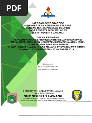 Contoh Laporan Best Practice Pkp Bk Smp