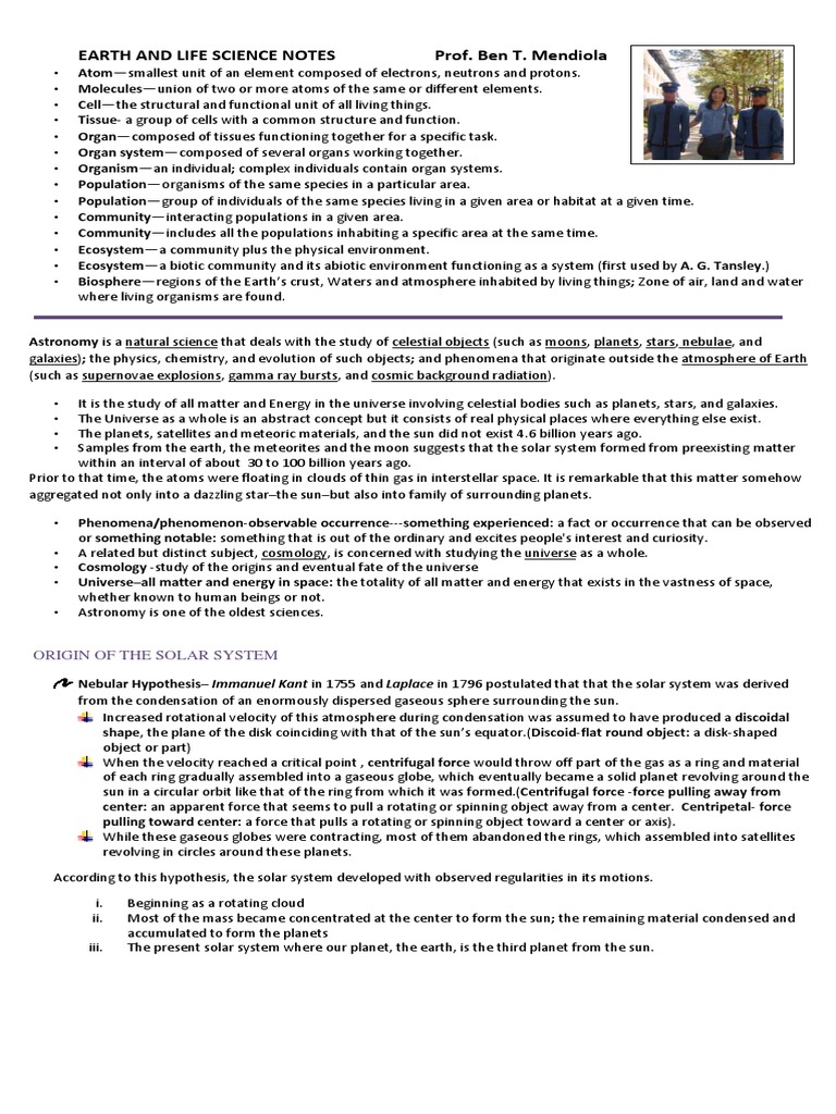 Earth and Life Science | PDF | Plate Tectonics | Earth