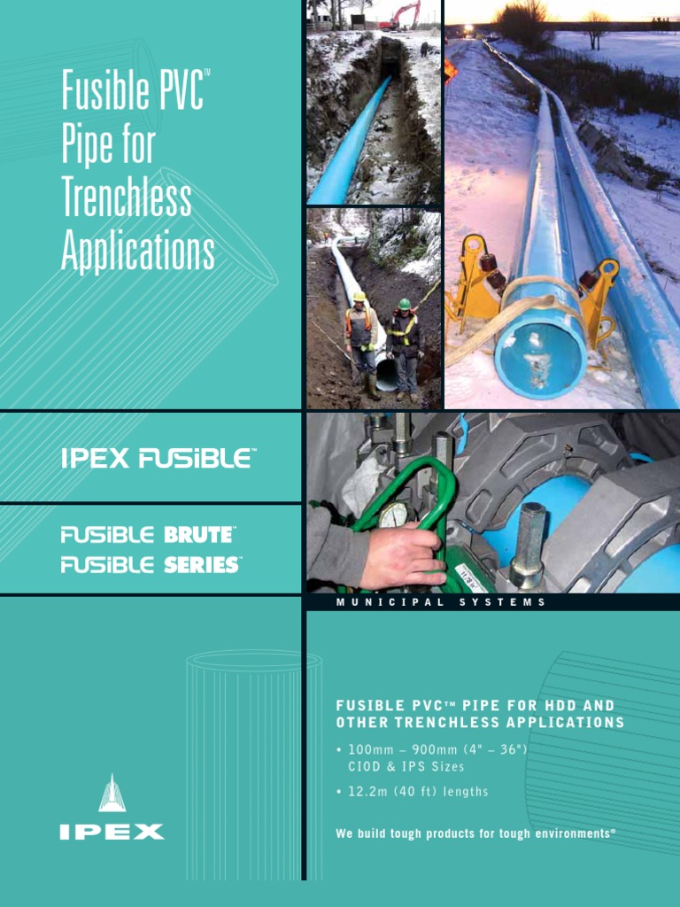 Ipex Fusible PVC | PDF | Pipe (Fluid Conveyance) | Polyvinyl Chloride