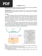 Microstructure Examination of Steel Lab Report | PDF | Heat Treating ...