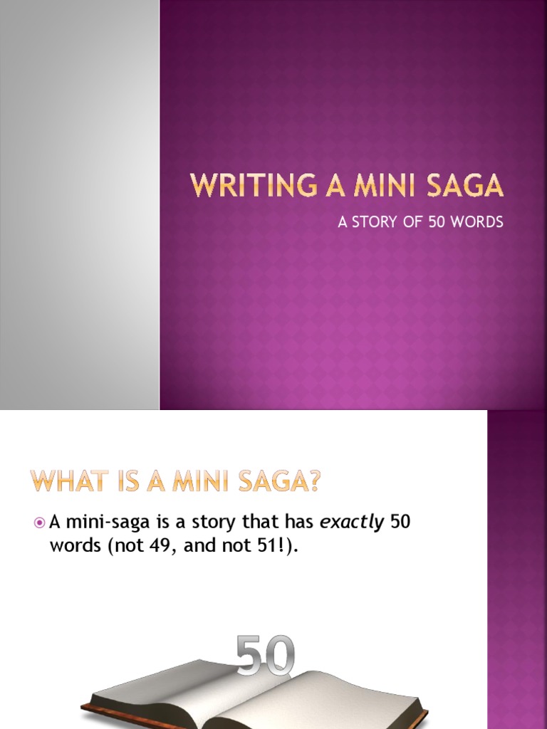 Crafting 50-Word Mini-Sagas | PDF
