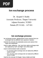 Ion Exchange Column Design | PDF | Chemical Kinetics | Diffusion