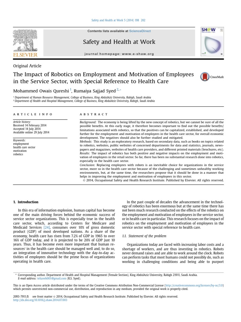 jurnal scopus | Employment | Robot