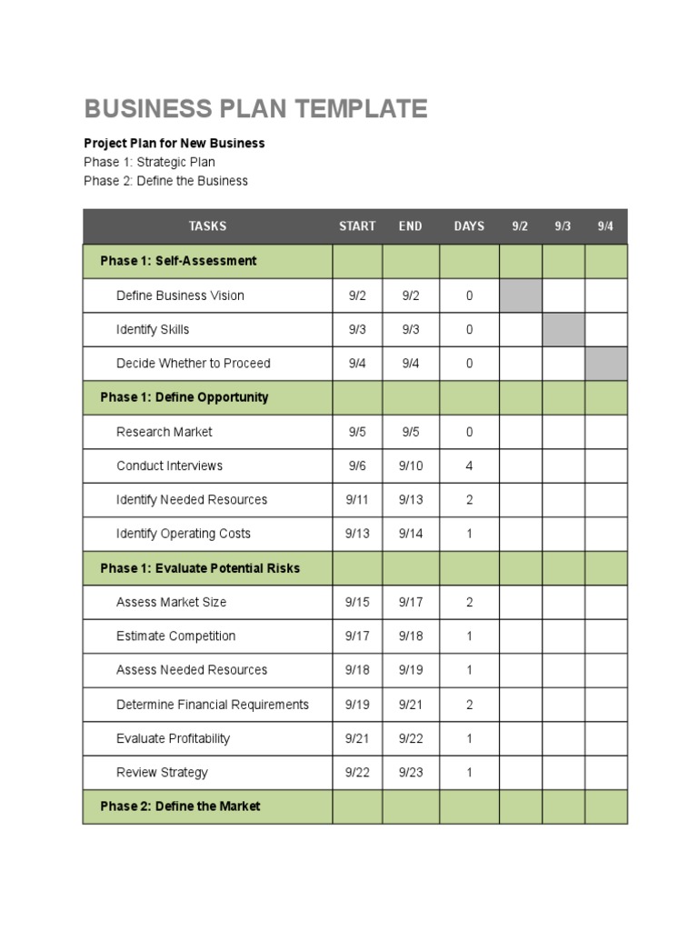 IC Business Plan Template | PDF | Business