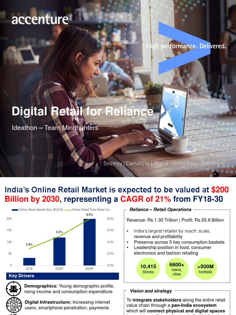 Reliance's Digital Retail Strategy Overview | PDF | Retail | Point Of Sale