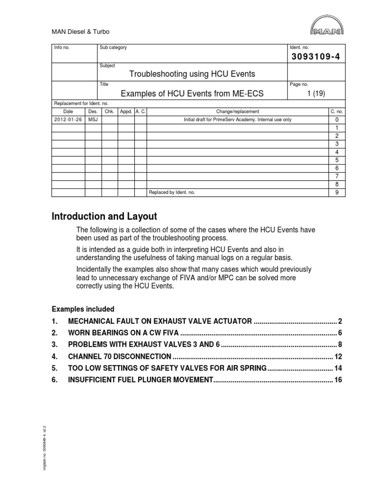 HCU Event Sample | PDF | Turbocharger | Diesel Engine