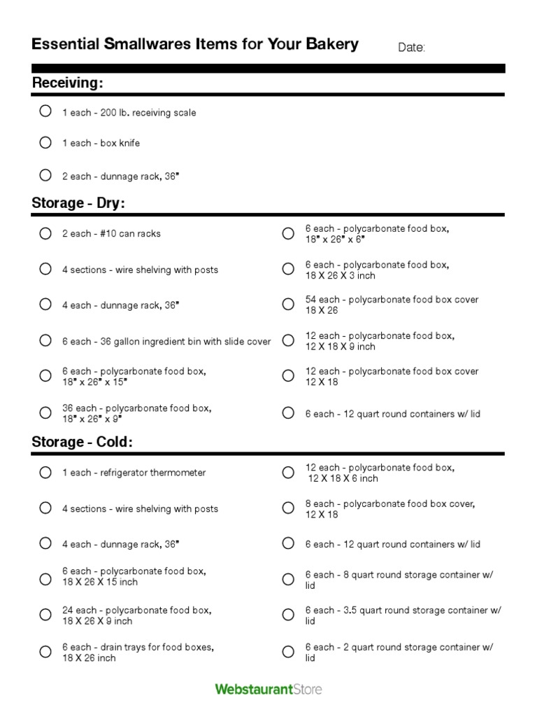 Essential Smallwares Items For Your Bakery | PDF | Dishwasher | Home