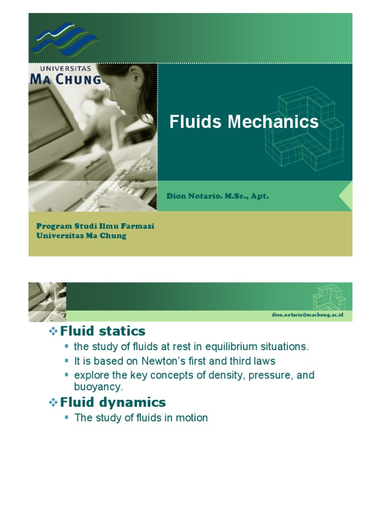 Fluid Mechanics Fundamentals: An Introduction to Fluid Statics ...