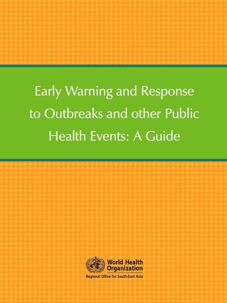 Early Warning Outbreaks | PDF | Public Health | Health Care