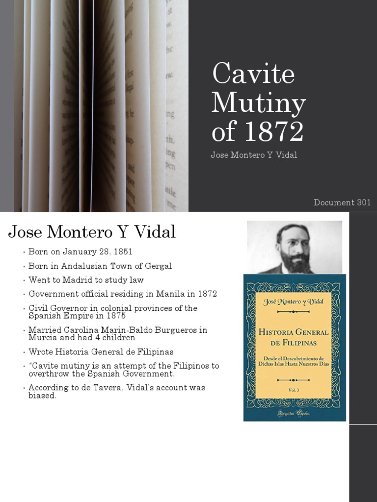 Cavite Mutiny of 1872, Spanish Account | Spanish Colonization Of The ...