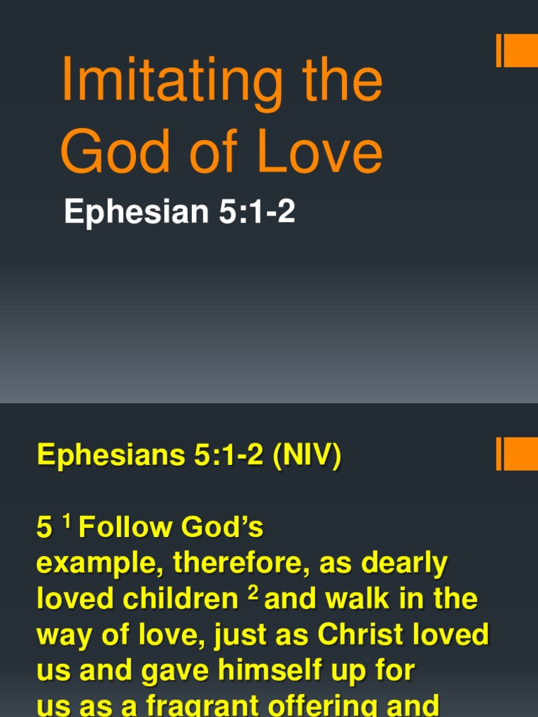 Imitating The God of Love | PDF | Love | Jesus