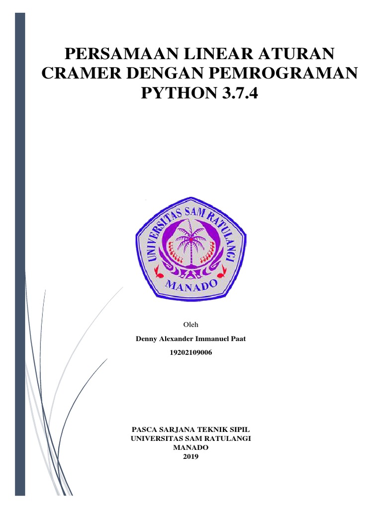 Aturan Cramer | PDF