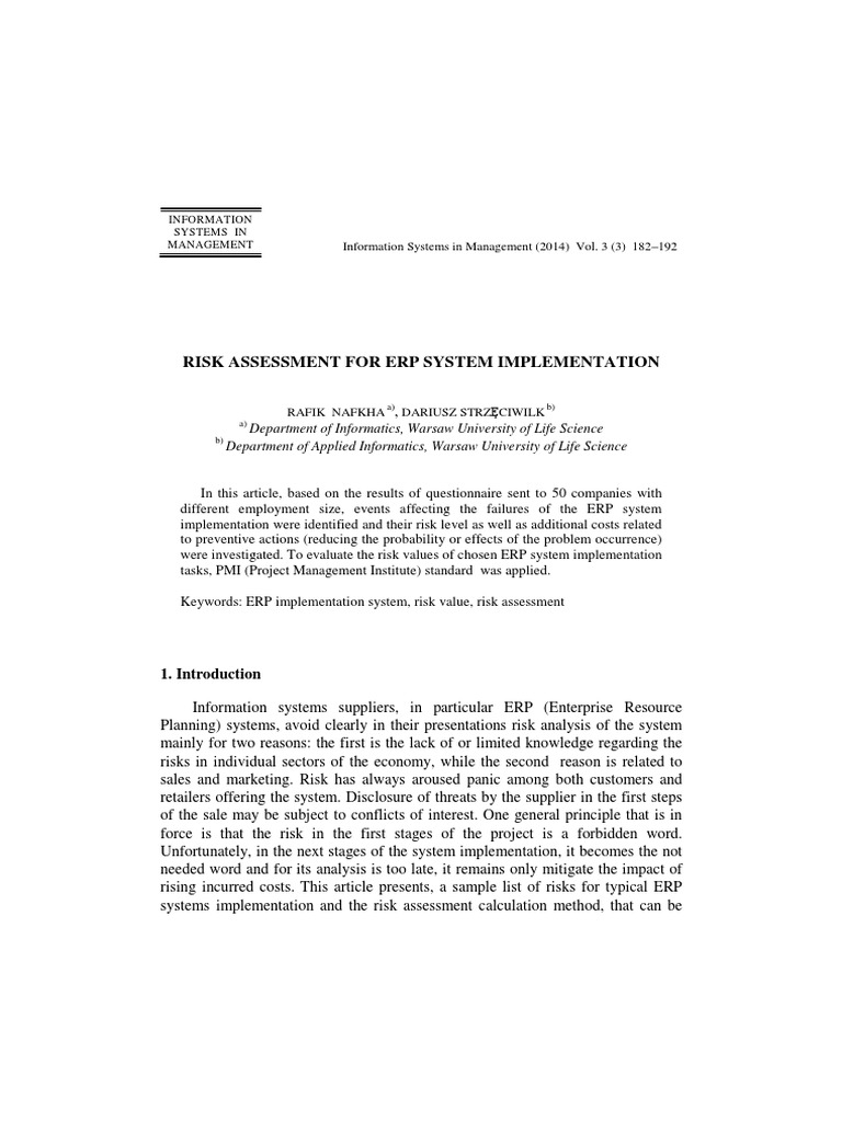 Risk Assessment | PDF | Risk Management | Risk