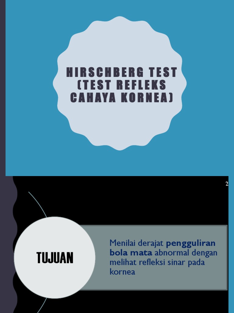 Bagus - Hirschberg and Krimsky Test | PDF