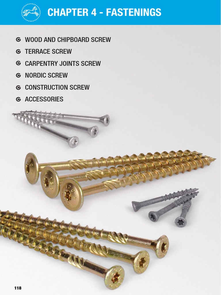 Chapter 4 - Fastenings | PDF | Screw | Industrial Processes
