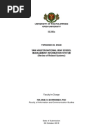 Master of Ceremonies Script - 18th Commencement Exercise - San Agustin ...