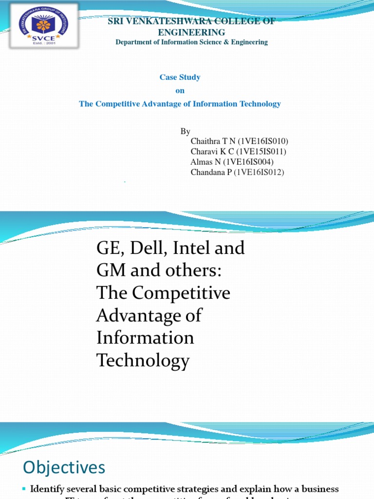 GE, DELL, INTEL, GM and Others: The Competitive Advantage of ...
