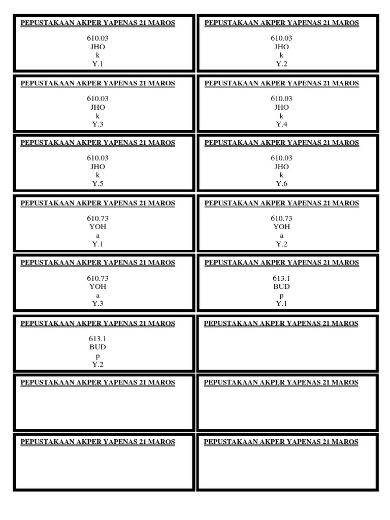Label | PDF